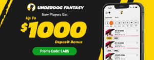 Underdog Fantasy Promo Code LABS