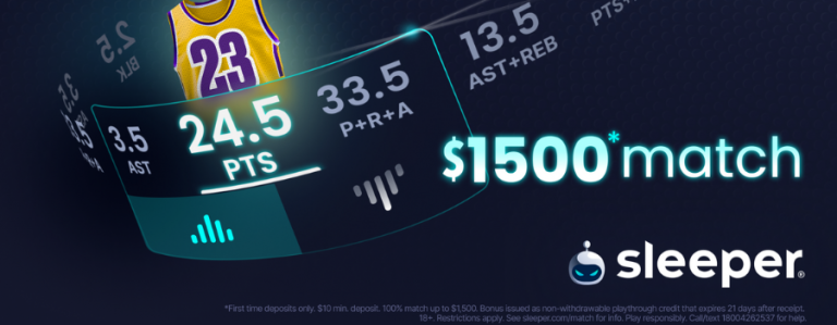 Sleeper Fantasy Promo Code LABS1: Get 100% Deposit Match up to $1500 ...