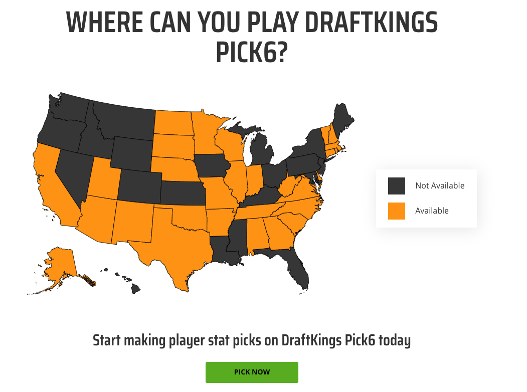DraftKings Pick6: Play $5, Get $50 Instantly in Pick6 Credits!