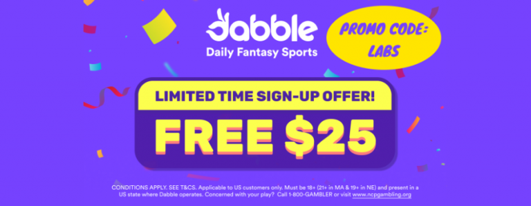 Dabble Promo Code LABS: Get $25 at Signup (July 2025)